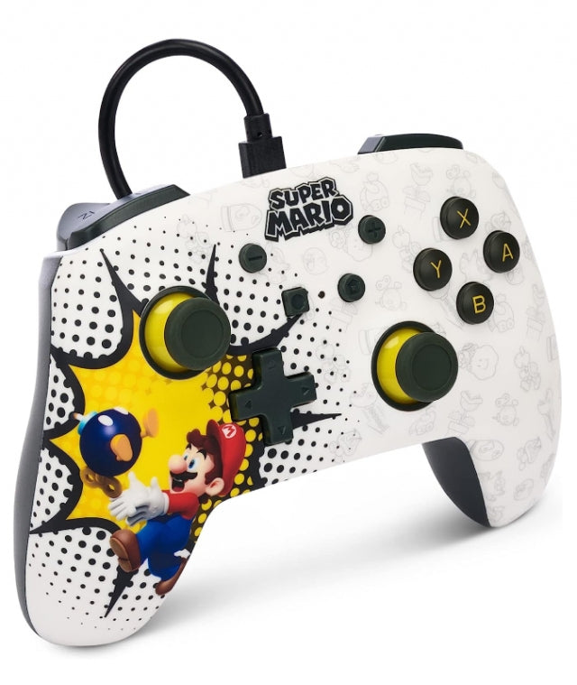 COMANDO POWERA COM FIOS BOB-OMB BLAST NINTENDO SWITCH - NOVO