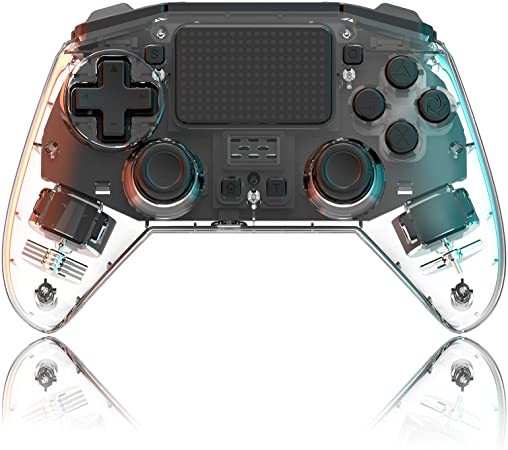 Comando COMPATIVEL Transparente PS4/PC NOVO