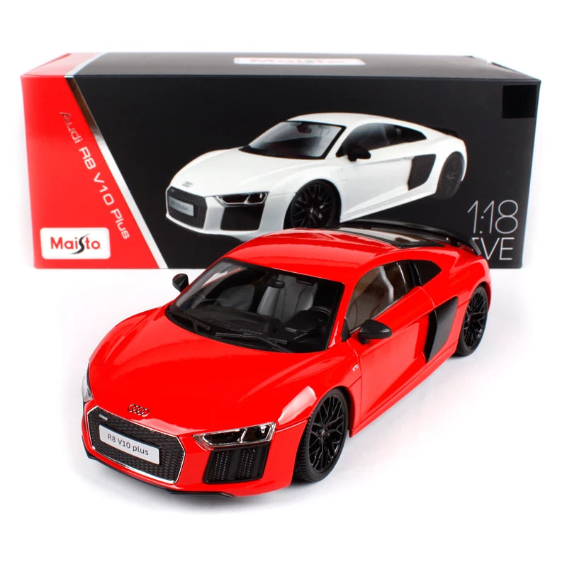 CARRO COLECIONAVEL AUDI R8 V10 PLUS ASSEMBLED VERSION ESCALA 1:24